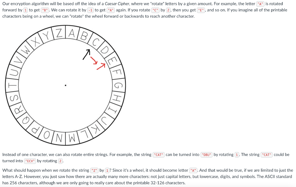 Solved Rotate all of the following characters by the given | Chegg.com