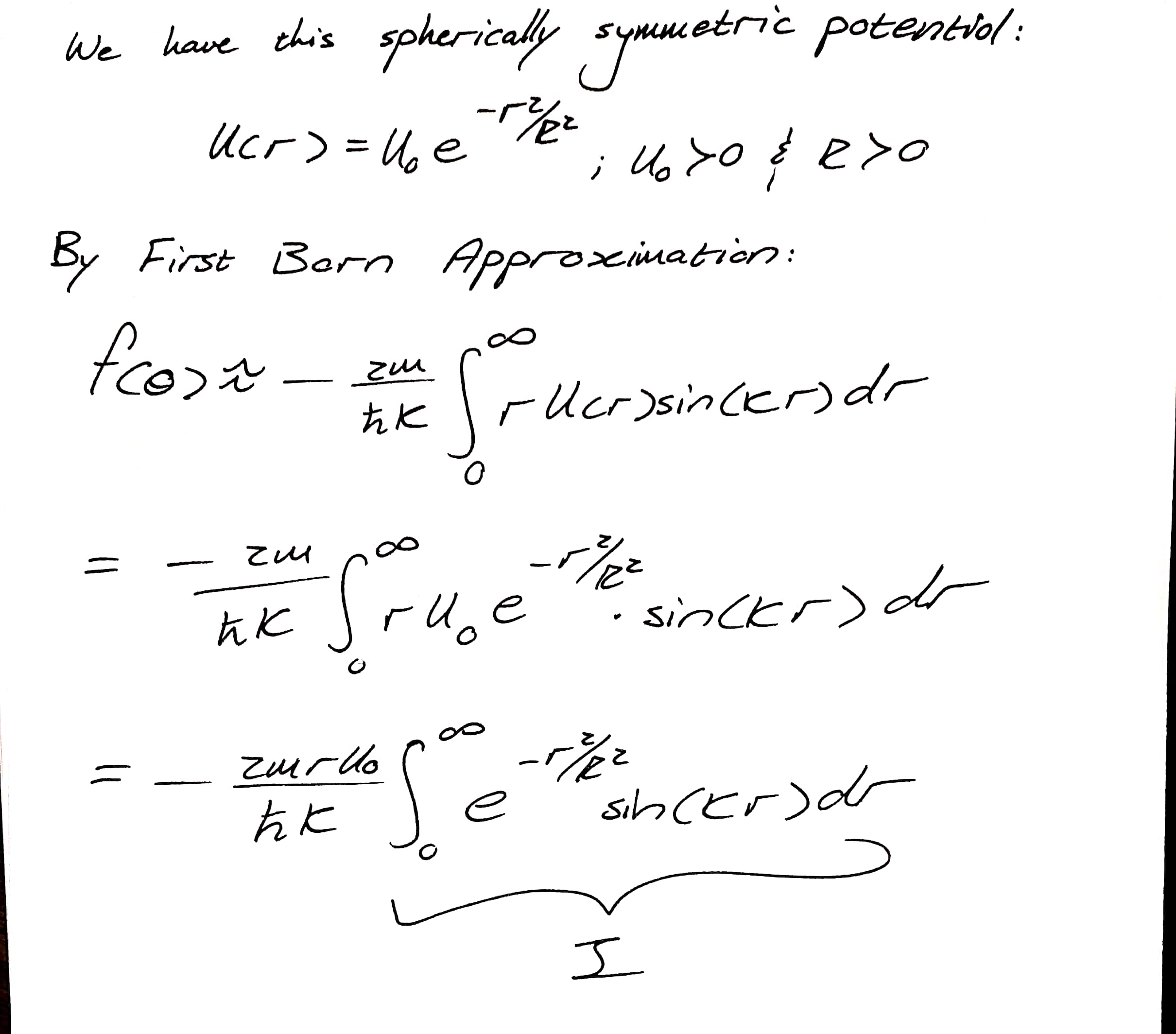 Solved How can we calculate the integral I without using an | Chegg.com