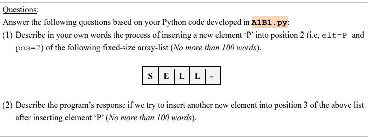 Solved Answer the following questions based on your Python | Chegg.com