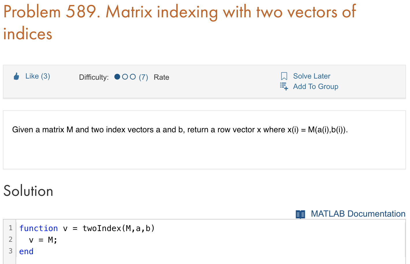 Solved 1. 2. FOR , WHILE , FIND and IND2SUB cannot be used. | Chegg.com