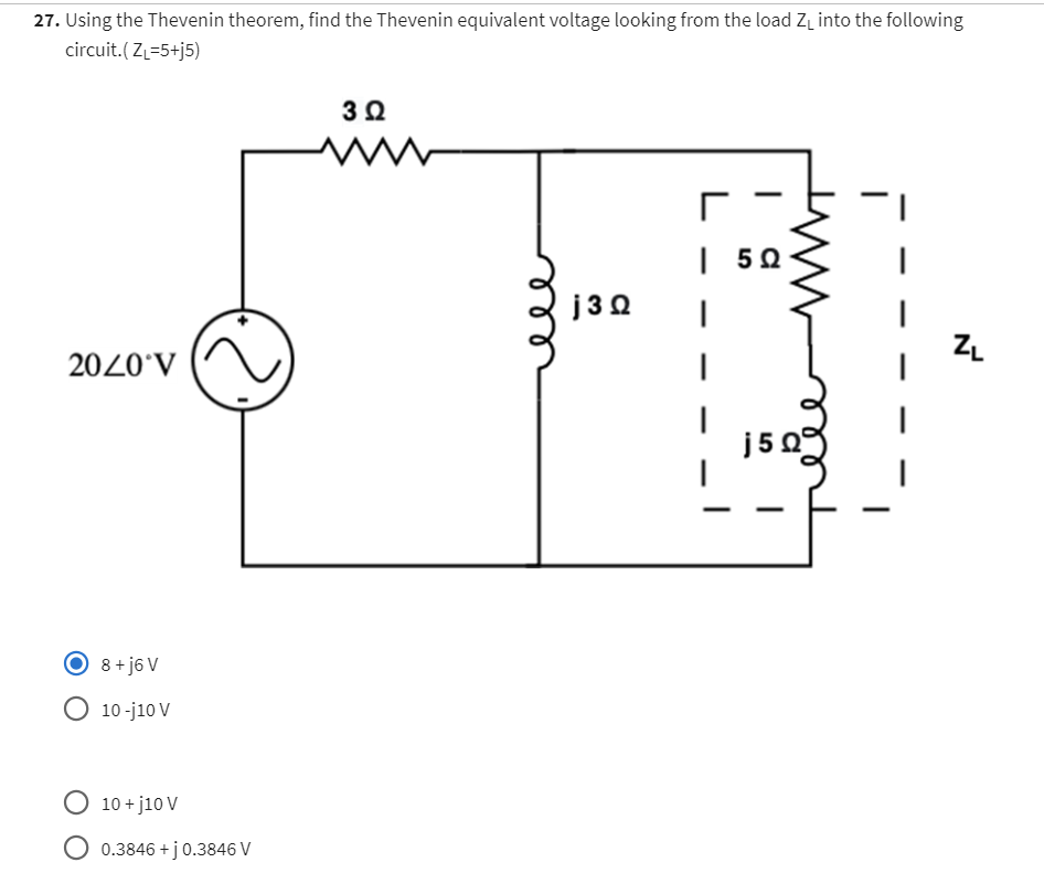 Solved 7. Using the Thevenin theorem, find the Thevenin | Chegg.com