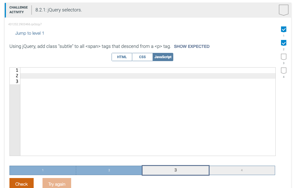 Solved Using Jquery Add Class Subtle To All Tags That 