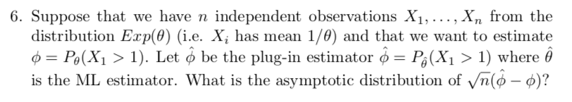 Solved 6. Suppose that we have n independent observations | Chegg.com