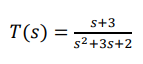 Solved Convert the transfer function given above into a | Chegg.com