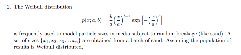 Solved A)write out the likelihood and take its natural | Chegg.com