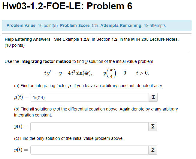 Solved Help Entering Answers See Example 1.2.8, in Section | Chegg.com