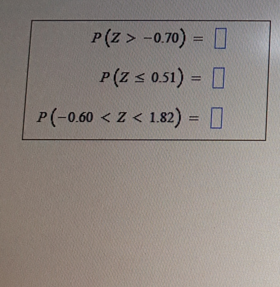 Solved Let Z be a standard normal random variable. Calculate | Chegg.com