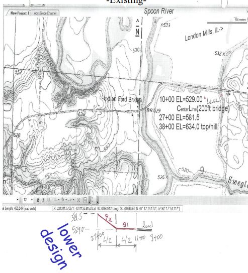 Solved Design an Equal Tangent Solution for Indian Ford | Chegg.com