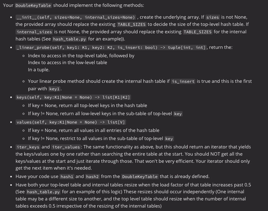 Solved Here, both the top-level and lower level hash tables | Chegg.com