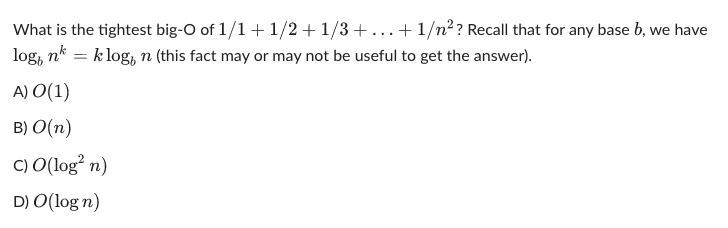 Solved Consider the following Function function Foo(n): if n | Chegg.com