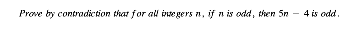 Solved Prove by contradiction that for all integers n, if n | Chegg.com