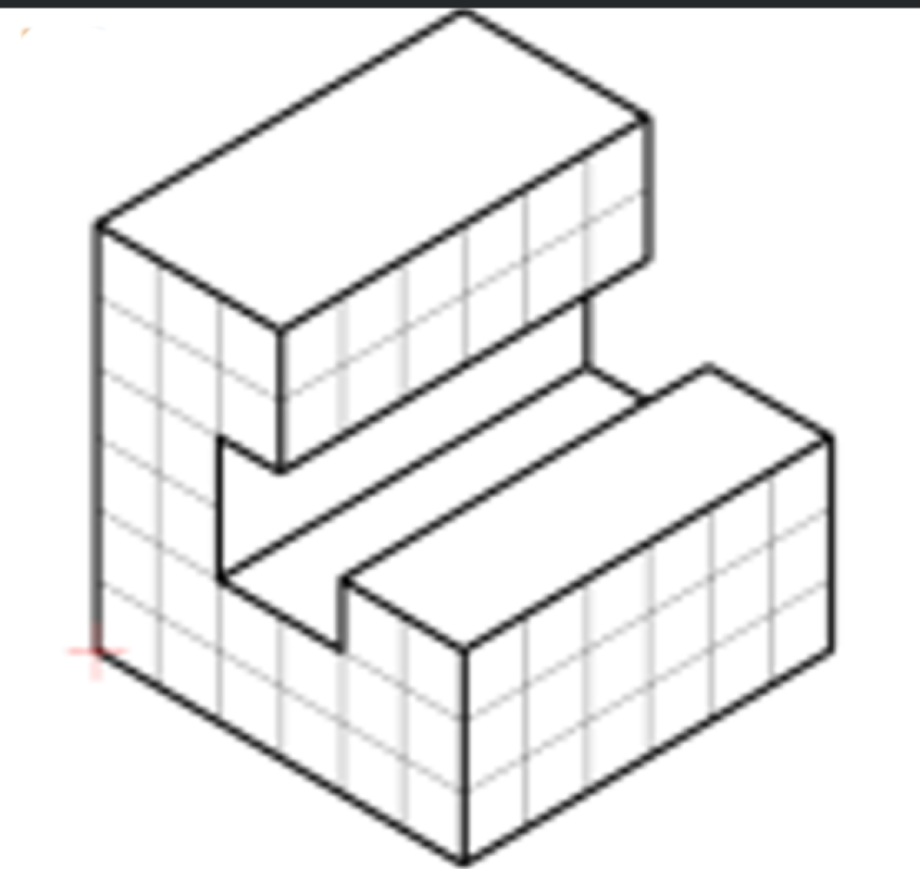 Solved Draw the front, top, left side, and right side with | Chegg.com