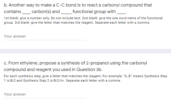 Solved 3. You want to synthesize 2-propanol (rubbing | Chegg.com