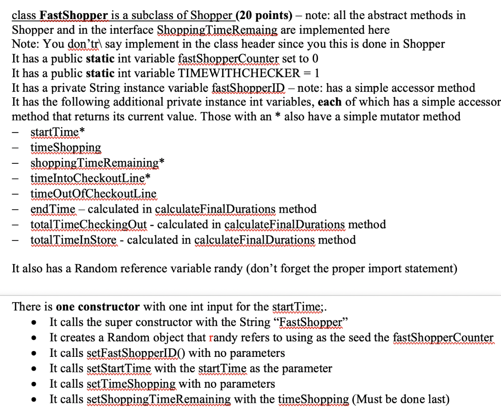Solved Summary of problem: This program models a | Chegg.com