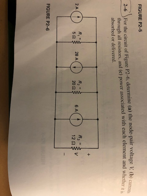 Solved I CHAPTER2 For the circuit of Figure P2-4, determine | Chegg.com
