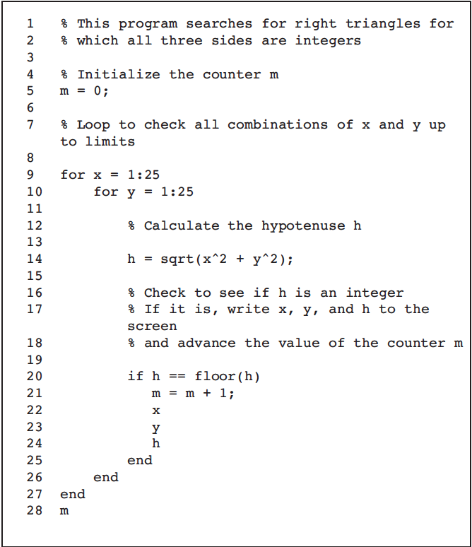 Solved 4.11 Refer to the Triangle program written in Section | Chegg.com