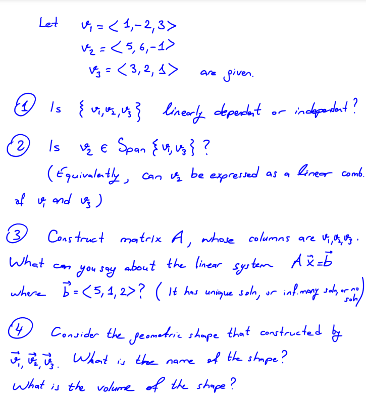 Solved Let \\[ \\begin{array}{l} v_{1}=\\langle | Chegg.com