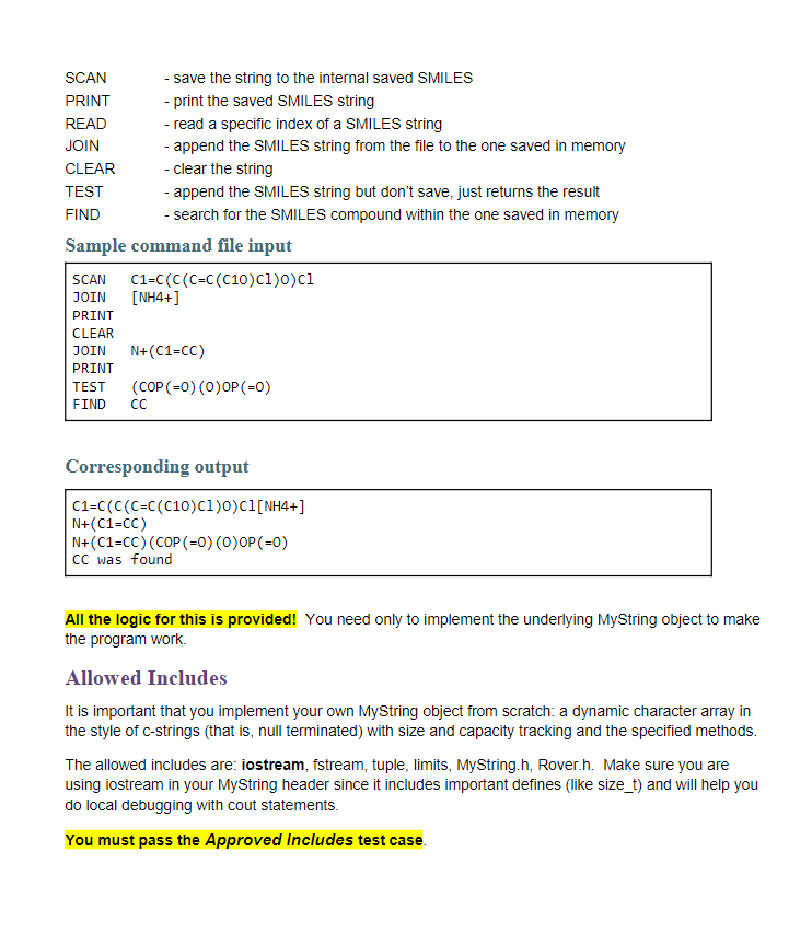 HW: Mars Rover or, More Practicing with Classes and | Chegg.com