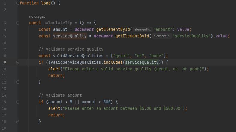 Solved I'm needing help getting my HTML and JS | Chegg.com