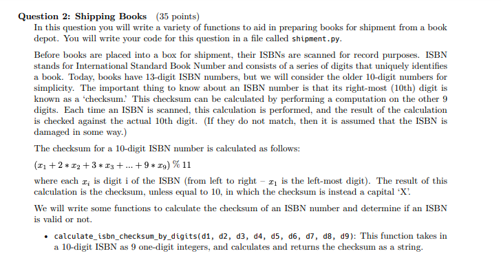 Solved Book Barcode problem in PYTHON for THONNY IDE have | Chegg.com