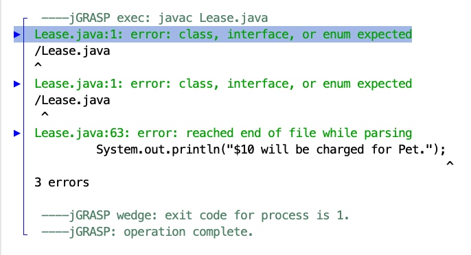 Solved Could someone help me with this? This javacode keeps | Chegg.com