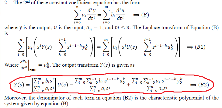 Solved Example: Find the Laplace transform output of the | Chegg.com