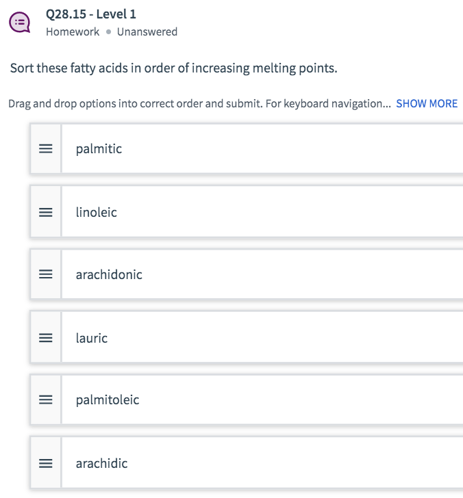Solved Q28.15 - Level 1 Homework • Unanswered Sort these | Chegg.com