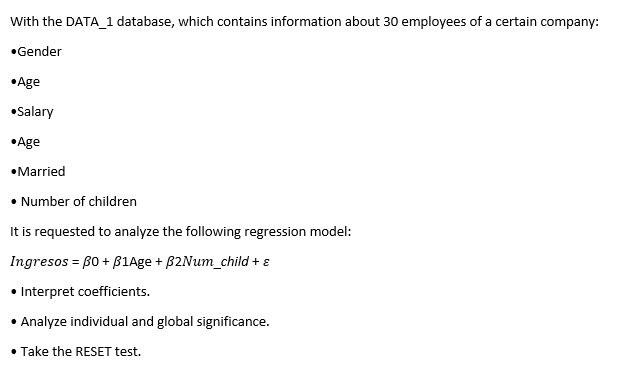 Solved With the DATA_1 database, which contains information | Chegg.com