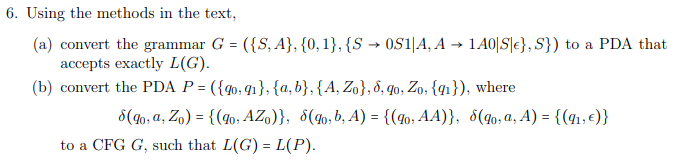 Solved Using the methods in the text, (a) convert the | Chegg.com