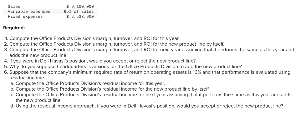 Solved Problem 11-21 (Algo) Return on Investment (ROI) and | Chegg.com