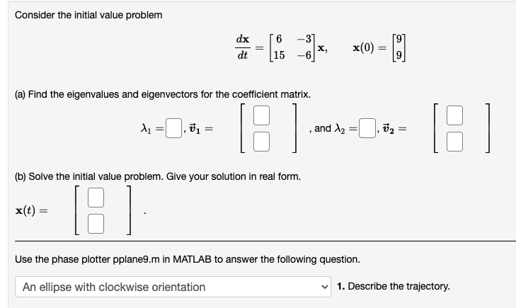 Solved Consider the initial value problem | Chegg.com
