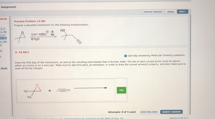 Solved Assignment RCES Practice Problem 13.38 Propose a | Chegg.com