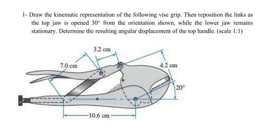 Solved 1- Draw the kinematic representation of the following | Chegg.com