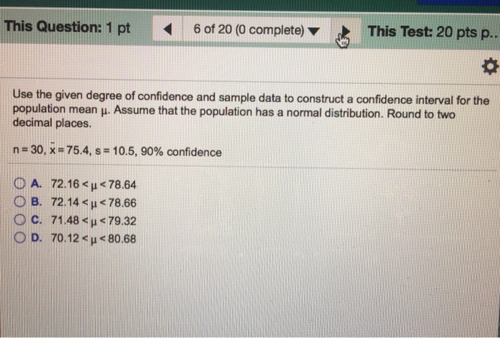 Solved Use the given degree of confidence and sample data to | Chegg.com