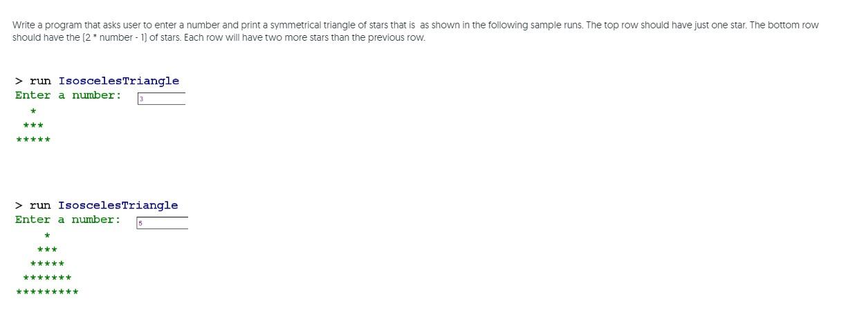 Solved Write a program that asks user to enter a number and | Chegg.com