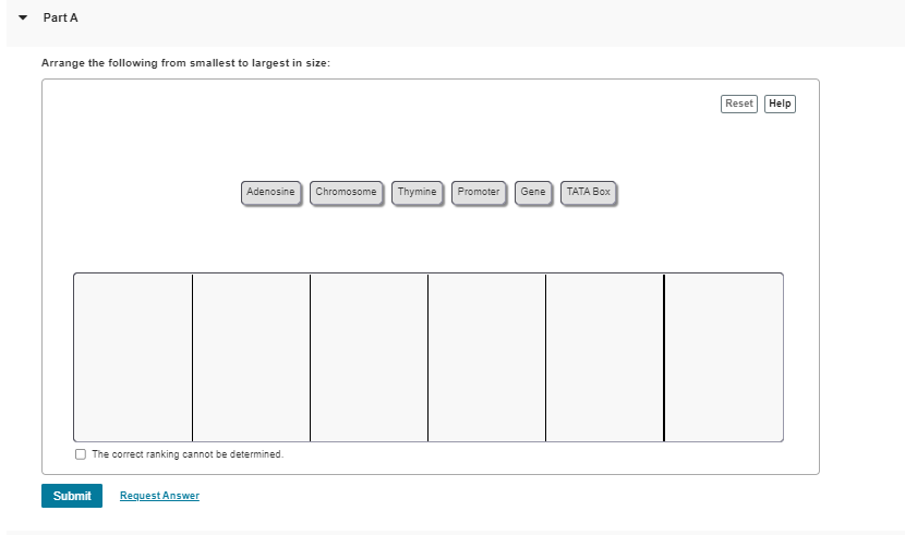 Solved Arrange the following from smallest to largest in | Chegg.com