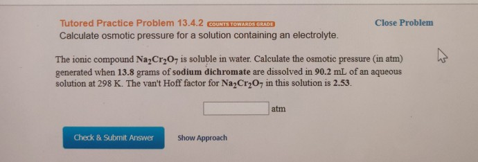 Solved Close Problem Tutored Practice Problem 13.4.1 COUNTS | Chegg.com