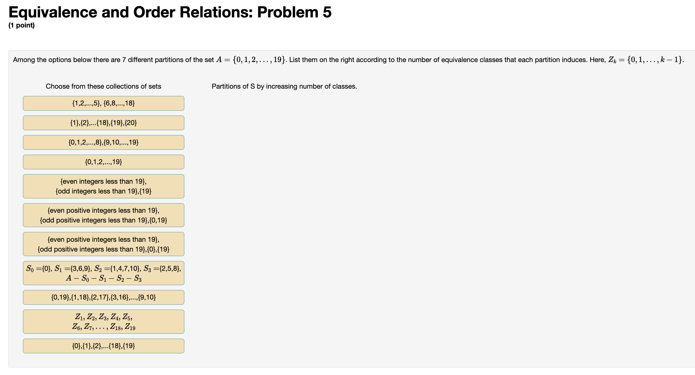 Solved Please help with discrete math! Please select the | Chegg.com