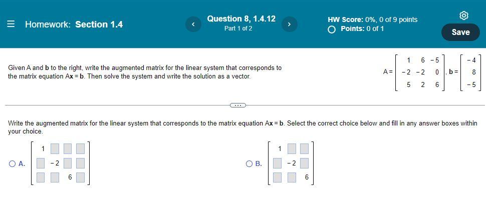 Solved Homework: Section 1.4 Question 8, 1.4.12 Part 1 of 2 | Chegg.com