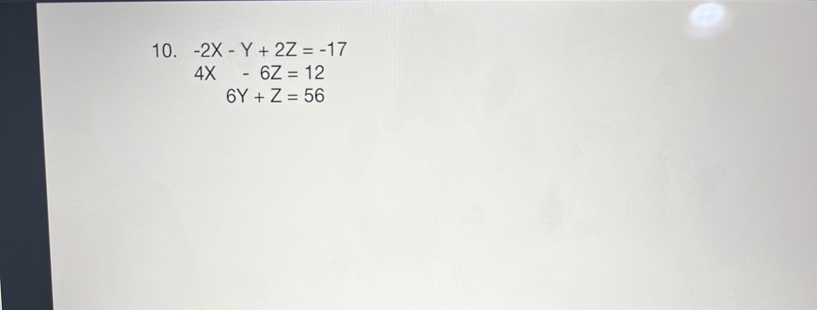 Solved Solve the system using matrix equations. Write the | Chegg.com