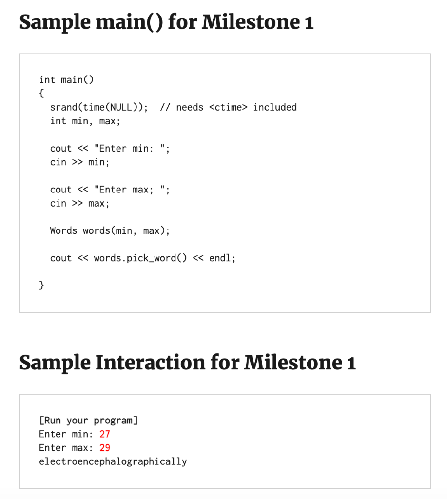Solved Description The purpose of this challenge is to write | Chegg.com