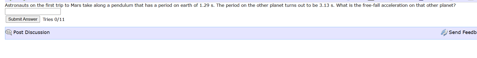 Solved Tries 0/11 Post Discussion Send Fe | Chegg.com