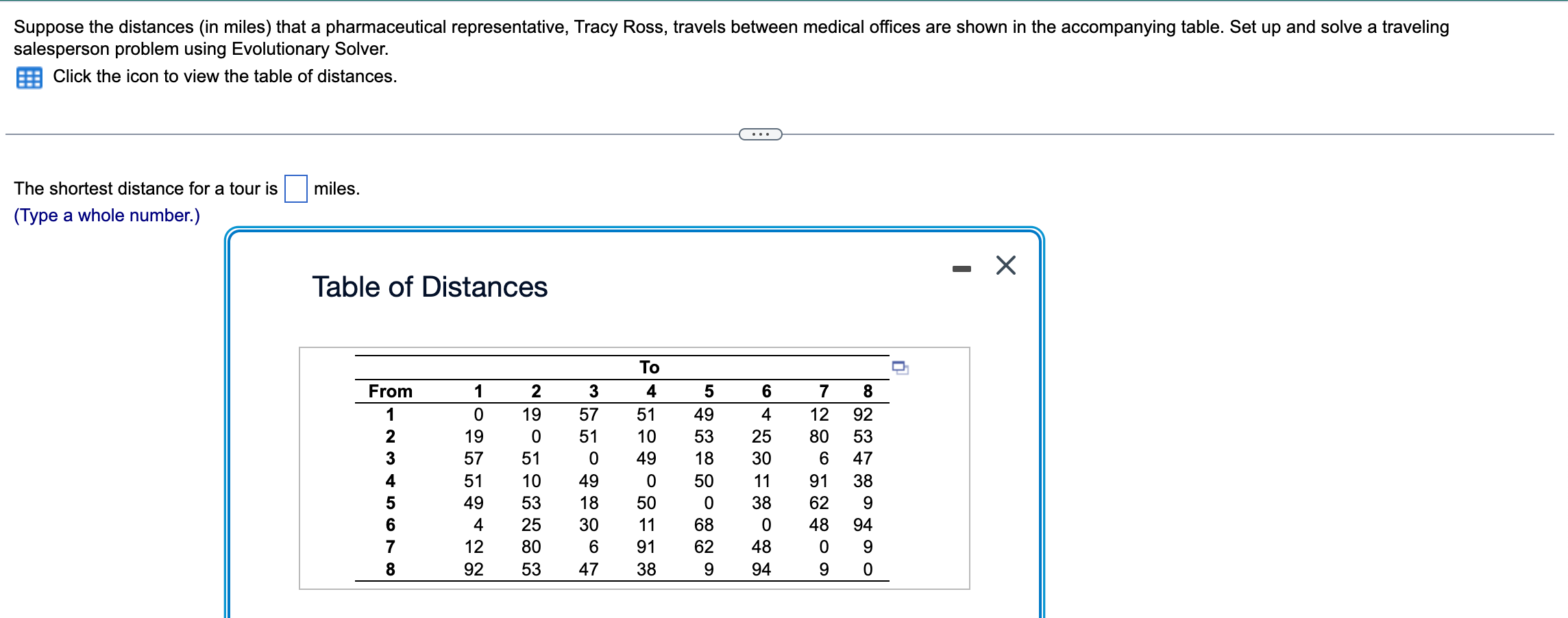 Solved Suppose the distances (in miles) that a | Chegg.com