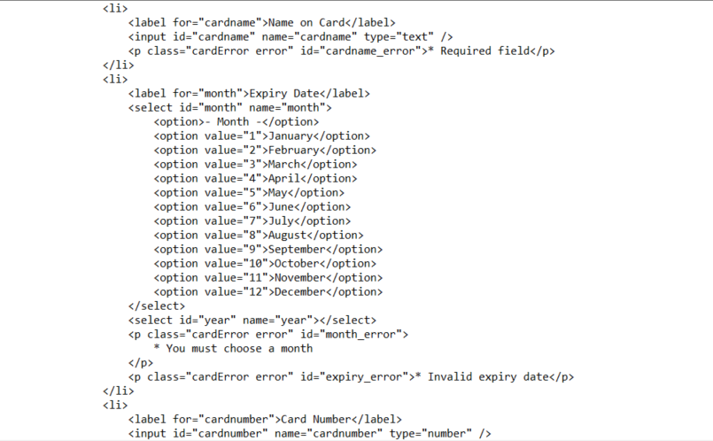 Project 3 Form Validation ePortfolio Candidate | Chegg.com