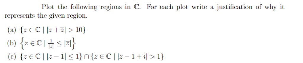 Solved Plot the following regions in C. For each plot write | Chegg.com