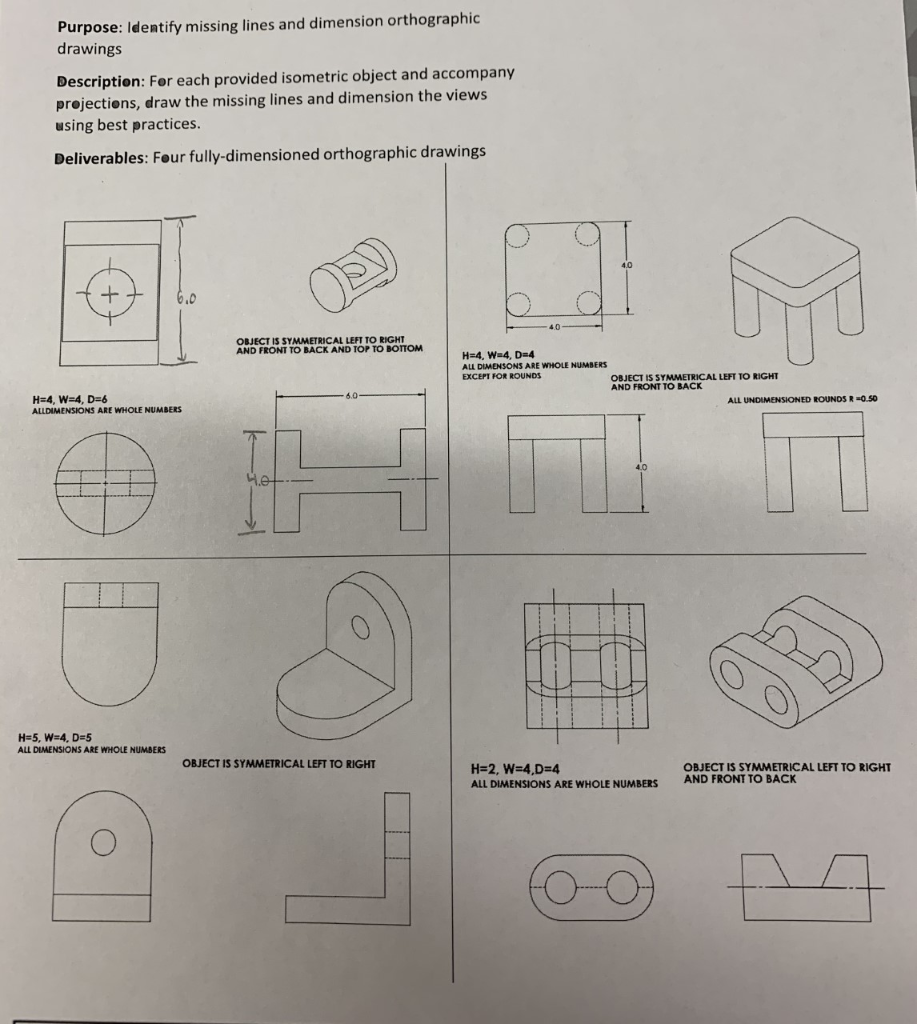 Solved Dimensioning Guidelines 1. Do not over-dimension or | Chegg.com