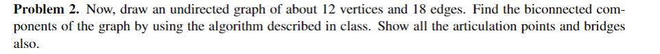 Solved The algorithm described is the Tarjan and Hopcraft | Chegg.com