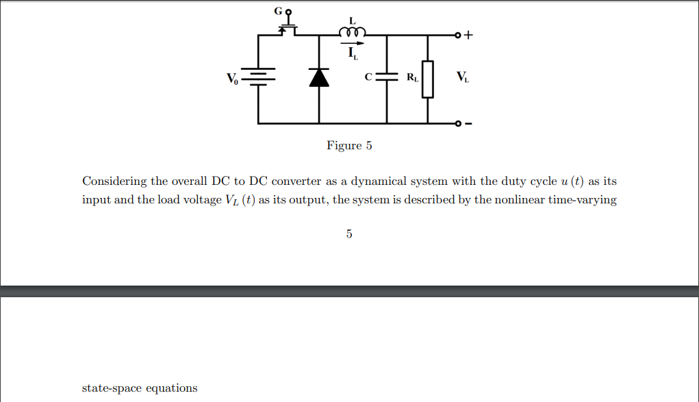 Figure 5 illustrates a simple DC to DC converter. A | Chegg.com