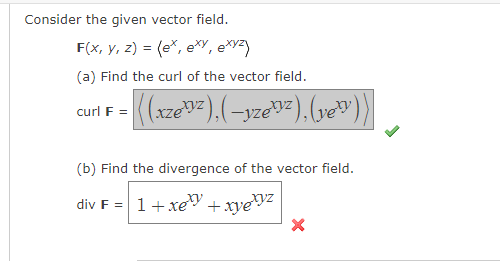 Solved Consider the given vector | Chegg.com