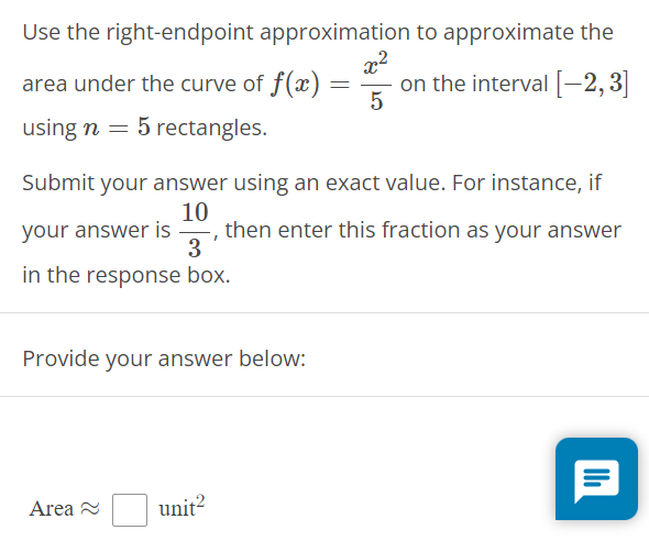 Solved Use the right-endpoint approximation to approximate | Chegg.com